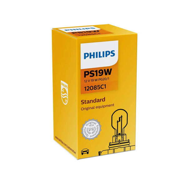 Bec PS19W Philips Standard, 12V, 19W, 1 Buc | Bonbila Auto