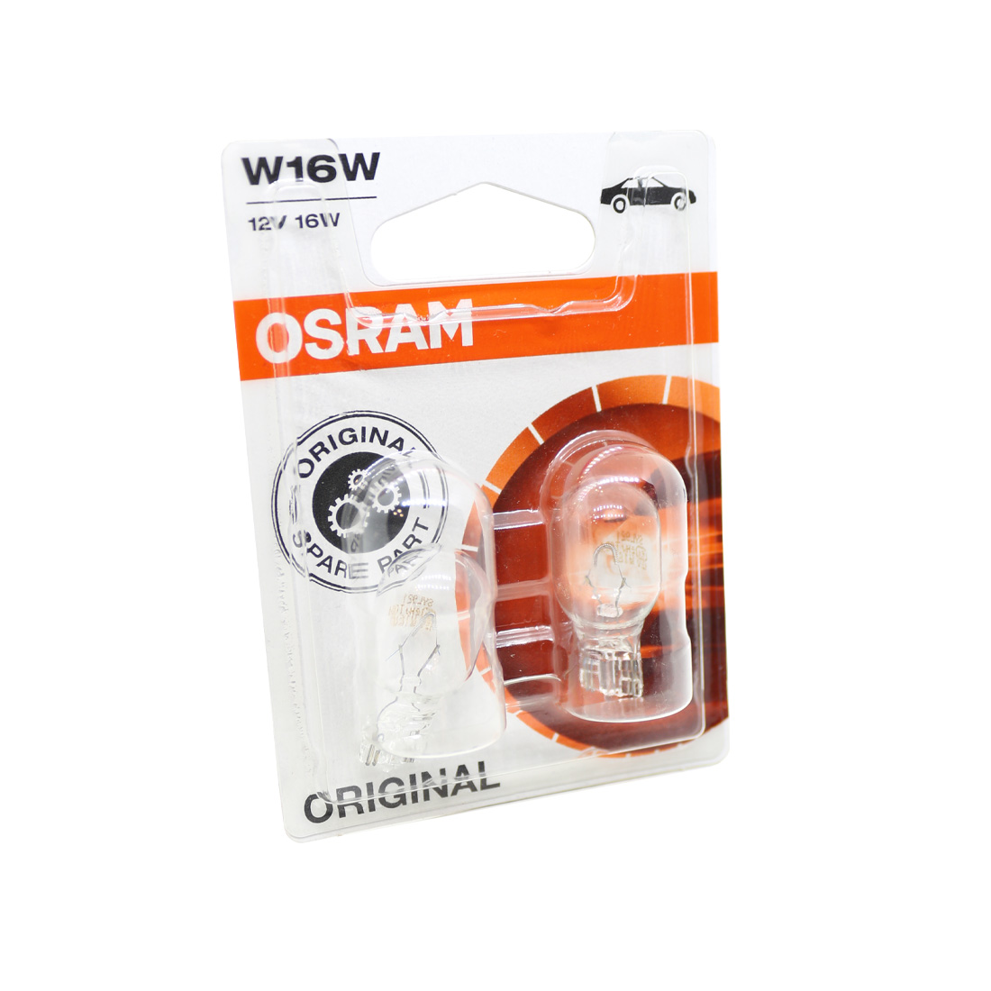 Set 2 Becuri W16W Osram Original, 12V, 16W | Bonbila Auto