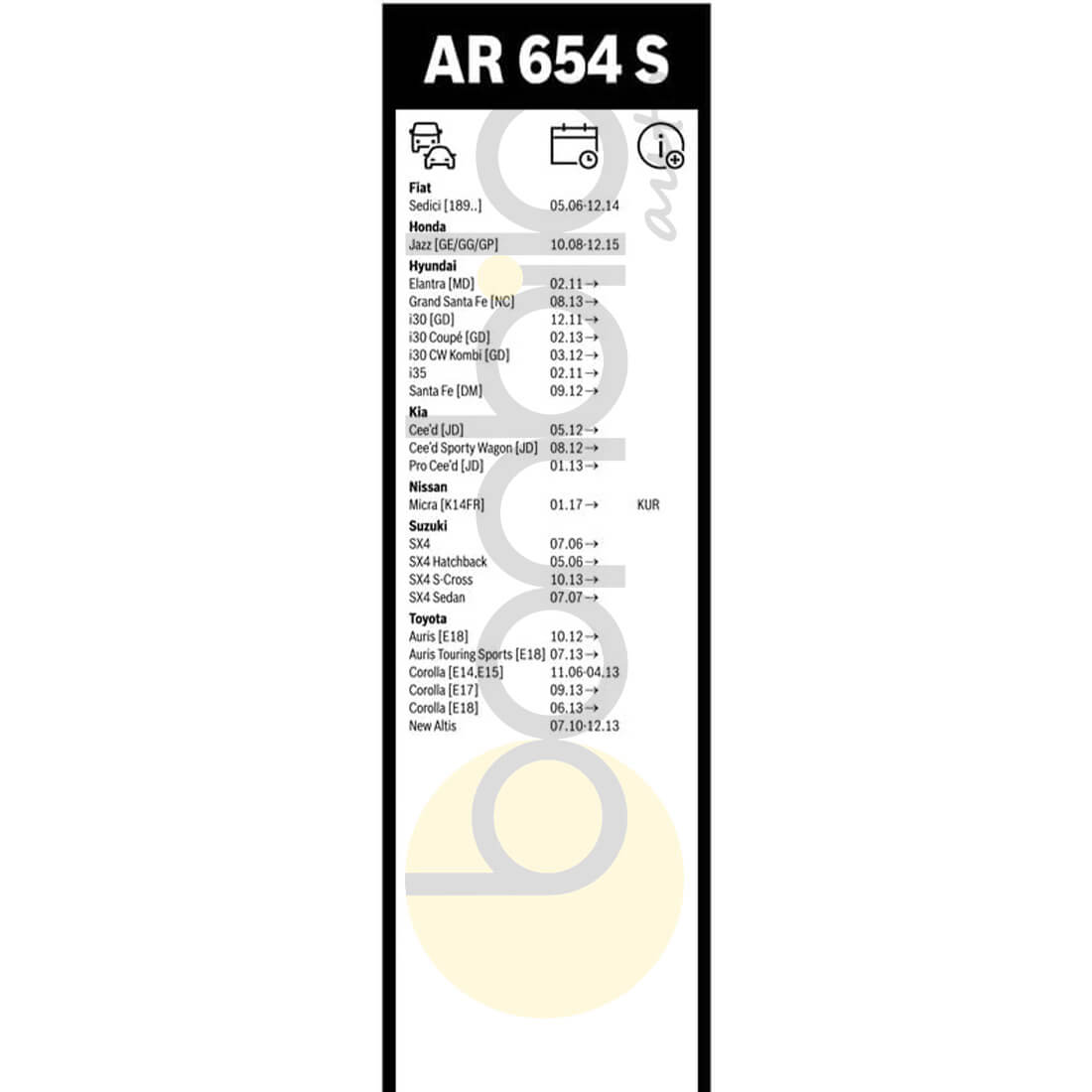 Set Stergatoare Parbriz Bosch AeroTwin Retrofit AR 654 S, 65/34 Cm ...